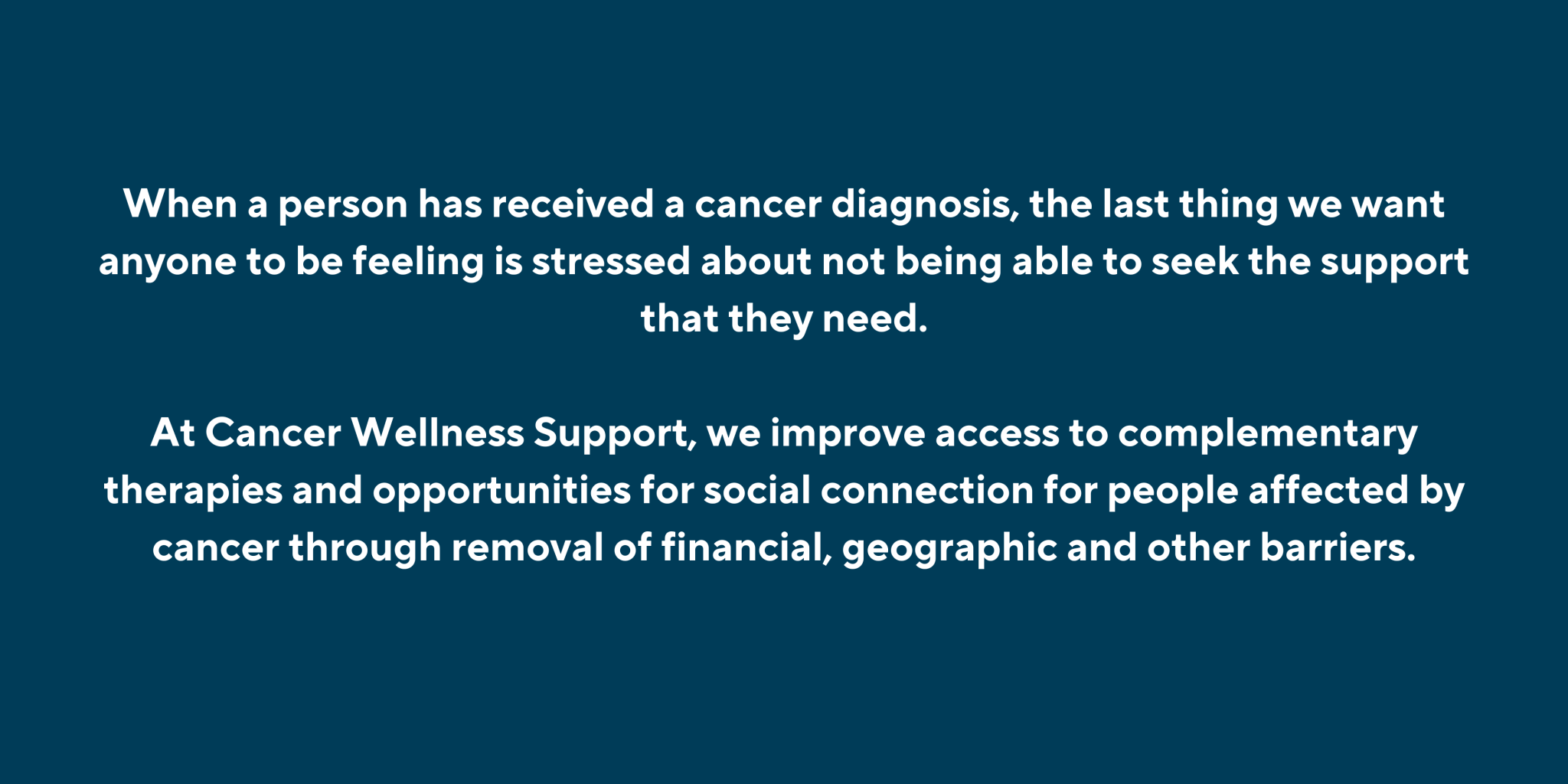 Leading the Way in Affordable and Accessible Cancer Care - Cancer ...